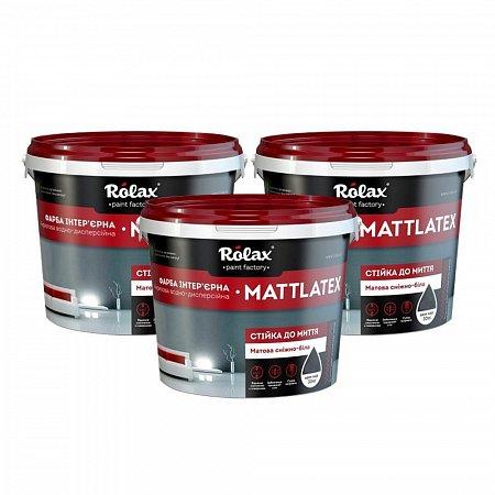 Rolax Матлатекс Интерьерная краска, устойчива к мытью, 4,2 кг. - купить ...